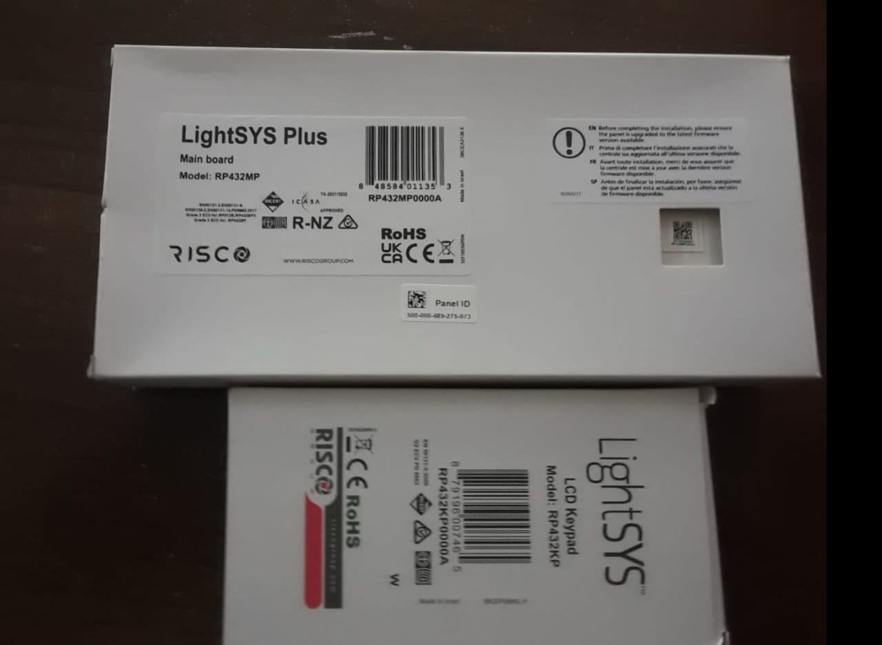 Lightsys plus Control panel 8 zone - VEVO TRADING